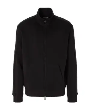 Emporio Armani Logo-print Zip-fastening Sweatshirt