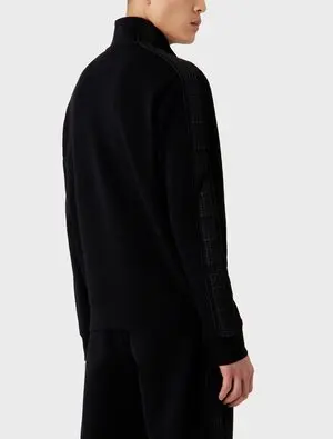 Emporio Armani Logo-print Zip-fastening Sweatshirt