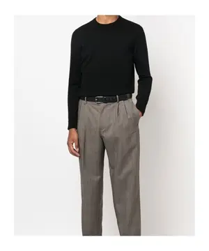 DRUMOHR Crew Neck Cashmere Sweater - Black