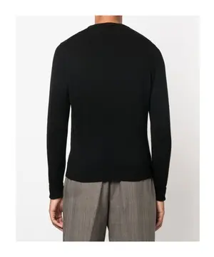 DRUMOHR Crew Neck Cashmere Sweater - Black