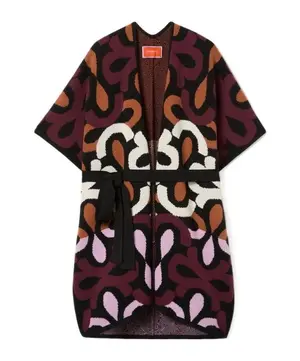 La DoubleJ Maiolika Wool Robe - Black