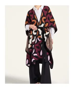 La DoubleJ Maiolika Wool Robe - Black