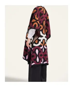 La DoubleJ Maiolika Wool Robe - Black