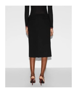 Gucci Crêpe Skirt With Slit Detail