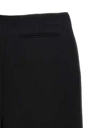 Gucci Crêpe Skirt With Slit Detail
