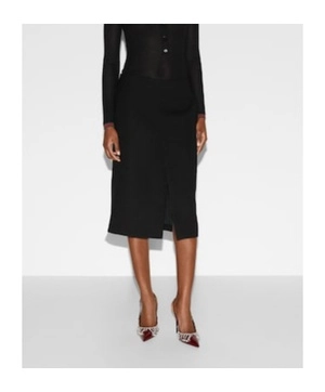 Gucci Crêpe Skirt With Slit Detail