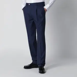 Brunello Cucinelli Single-breasted Suit And Trousers Set - Blue
