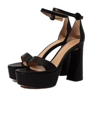 GIANVITO ROSSI Open-toe Platform Sandals With Adjustable Ankle Strap