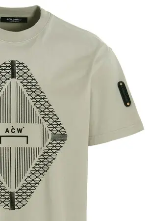 A-COLD-WALL* Gradient Logo Printed Crewneck T-shirt - Gray