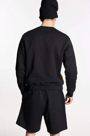 Dsquared2 Crewneck Sweatshirt With Pac-man Graphics - Black