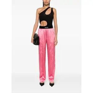 TOM FORD Stretch Satin Pajama Pants - Pink