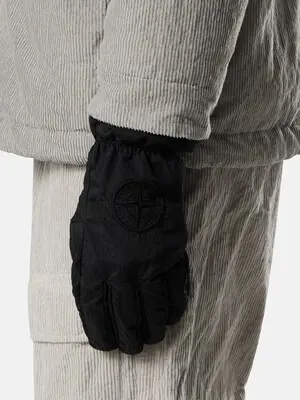 Stone Island Embroidered Logo Gloves