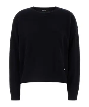Versace Logo Plaque Crewneck Jumper