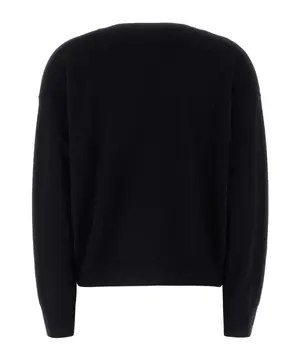 Versace Logo Plaque Crewneck Jumper
