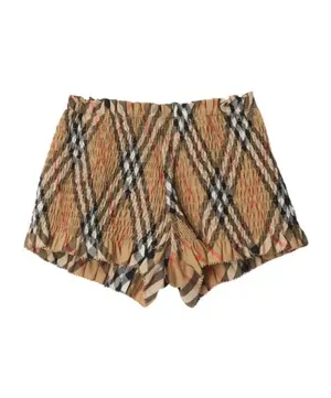 Burberry Plaid Ruffled Shorts