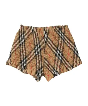 Burberry Plaid Ruffled Shorts