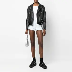 Miu Miu Logo Denim Shorts