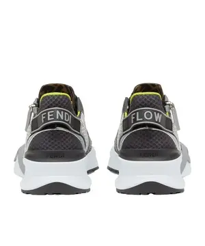 Fendi Flow Lace-up Sneakers - Grey
