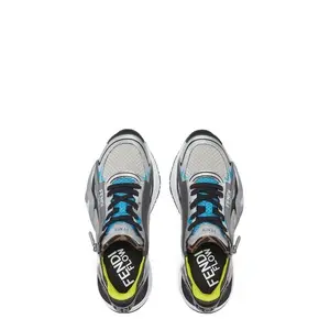 Fendi Flow Lace-up Sneakers - Grey