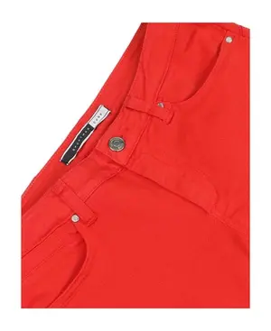 Sportmax Logo Detail Jeans - Red