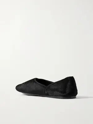 Khaite Jane Pointed Ballet Flat - Black