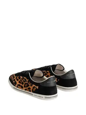 Dolce & Gabbana Saint Tropez Leopard Print Sneakers