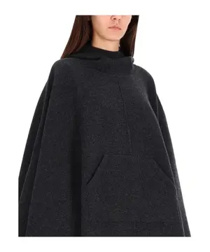 Bottega Veneta Long-sleeved Hooded Cape - No
