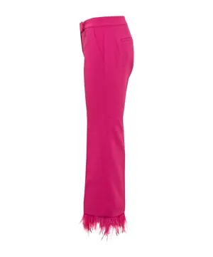 Michael Kors Feather Detailed Stretch Trousers - Pink