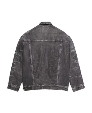 Balenciaga Trompe-l _ Il Denim Jacket