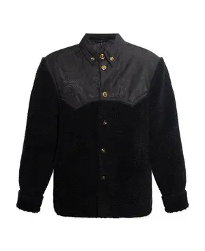 Versace Panelled Button-up Jacket