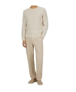 Herno Diamond-pattern Cashmere Sweater - Nude