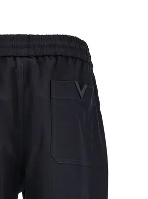 Valentino Garavani High Waist Straight Leg Trousers