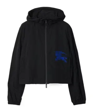 Burberry Cropped Hooded Jacket