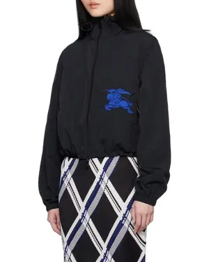 Burberry Cropped Hooded Jacket