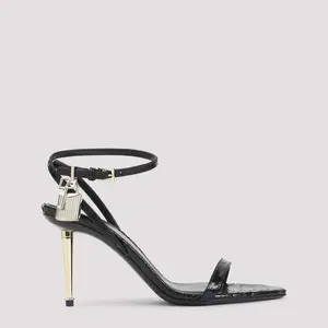 TOM FORD Ankle Strap Heeled Sandals - Black