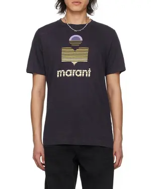 Isabel Marant Étoile Karman Linen T-shirt - Black