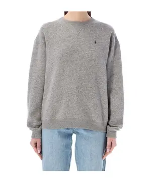 Polo Ralph Lauren Crewneck Sweatshirt With Embroidered Logo - No