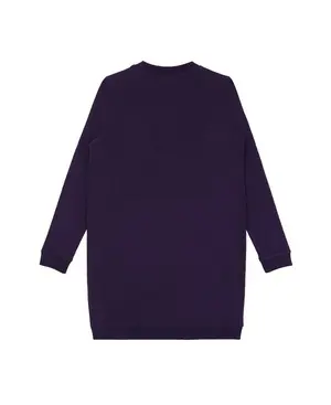 Moschino Round Neck Long Sleeve Embellished Dress