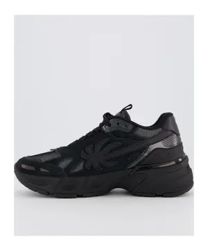 Palm Angels Palm Tree Patch Chunky Sole Sneakers - Black