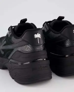 Palm Angels Palm Tree Patch Chunky Sole Sneakers - Black