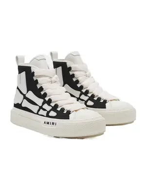 Amiri Skel Court Hi Sneakers - Black