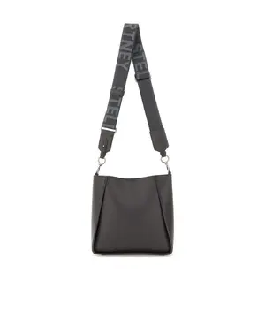 Stella McCartney Logo Detail Mini Crossbody Bag - Black