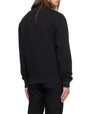 Maison Kitsuné Fox Head Patch Half-zip Sweatshirt