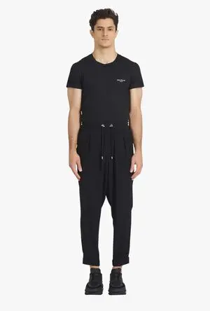 Balmain Slouchy Tapered Sweatpants - Black