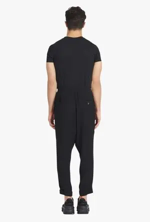 Balmain Slouchy Tapered Sweatpants - Black
