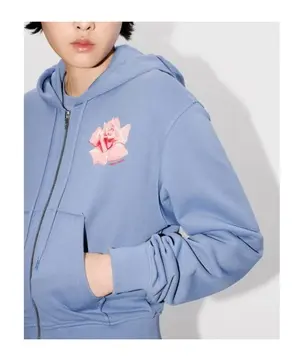 Kenzo Rose Zip-up Hoodie