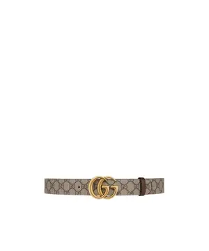 Gucci Gucci GG Marmont Reversible Belt Gray