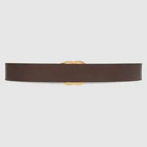 Gucci Gg Marmont Reversible Belt - Gray