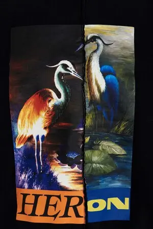 Heron Preston Graphic-print Patchwork Sweatshirt