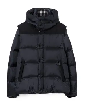 Burberry Padded Jacket With Removable Sleeves